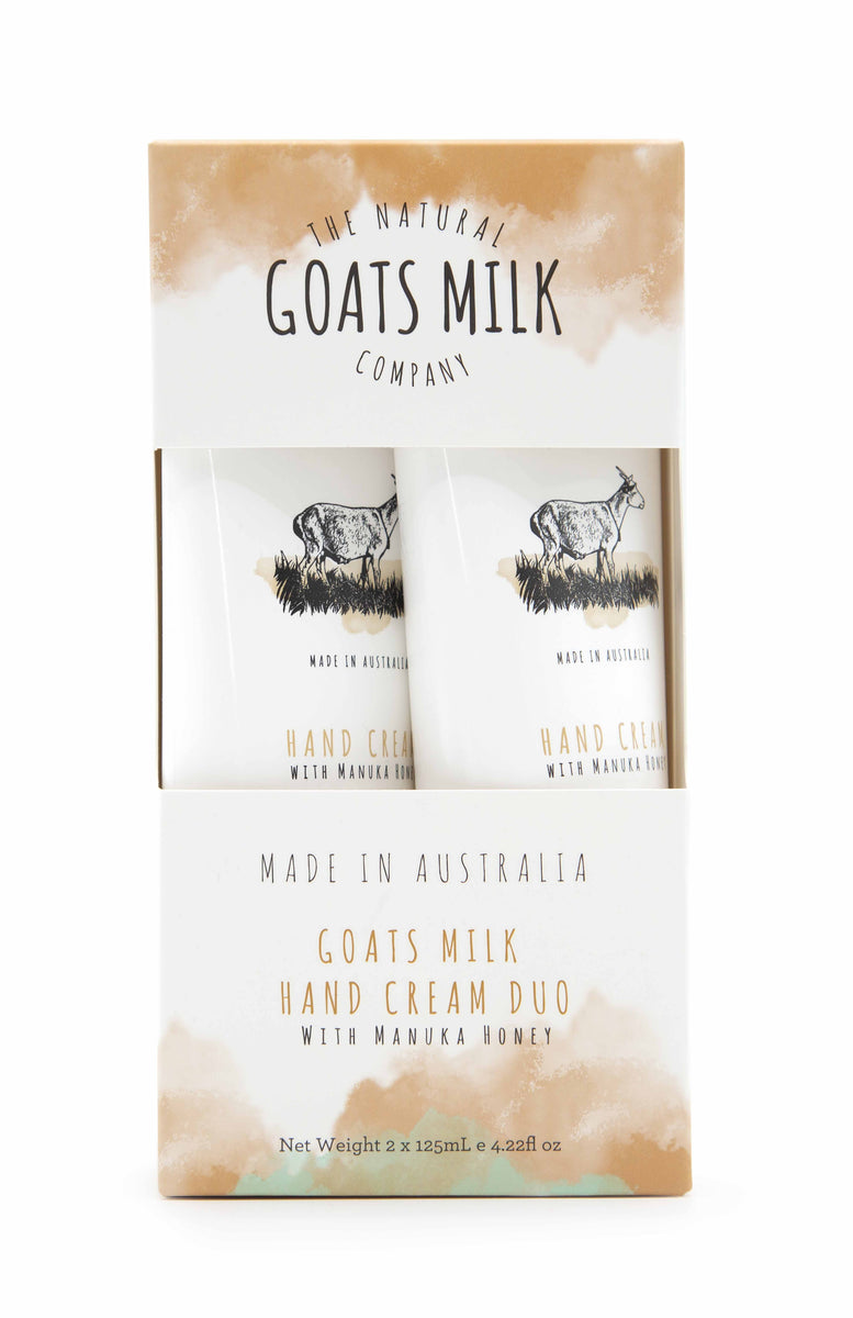 Goats Milk & Manuka Honey Hand Cream Duo Set 2 x 125mL – The Natural ...